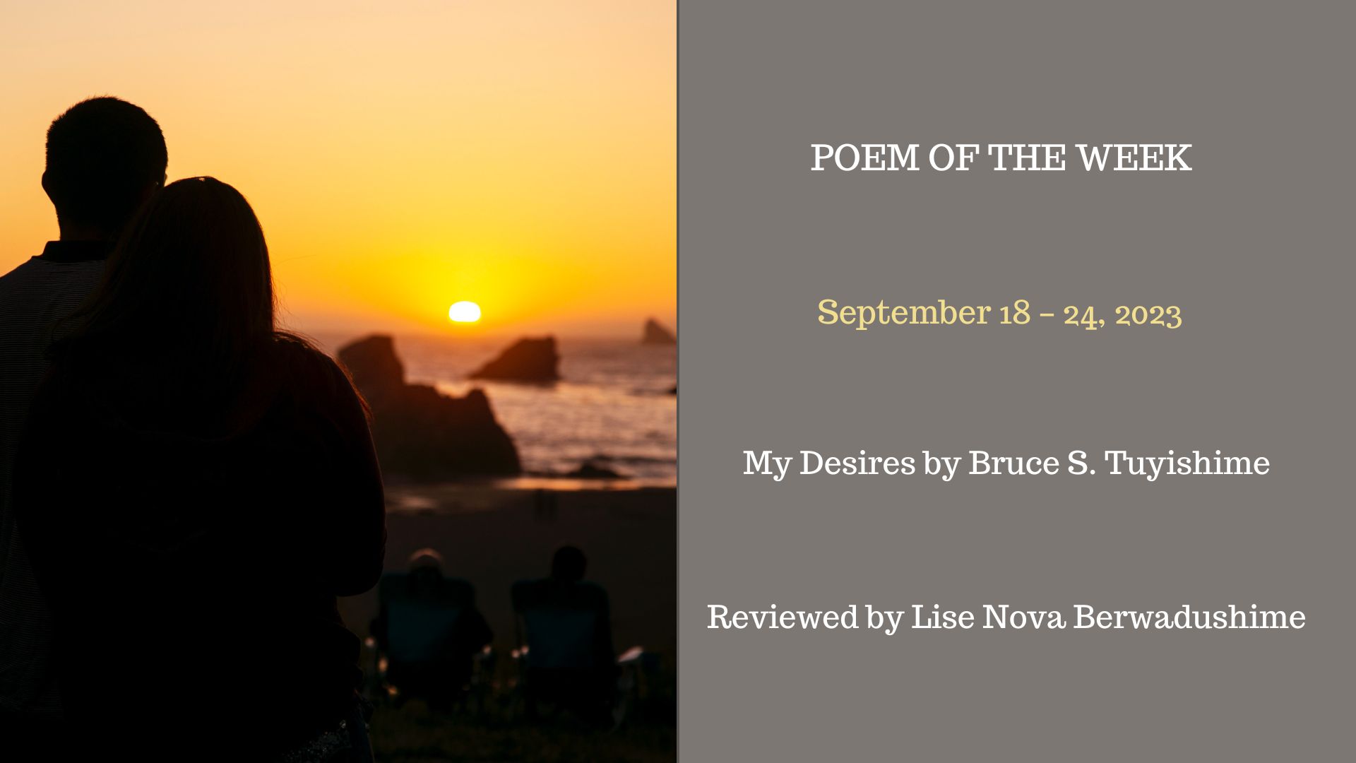 My Desires by Bruce S. Tuyishime | A Review by Lise Nova Berwadushime ...